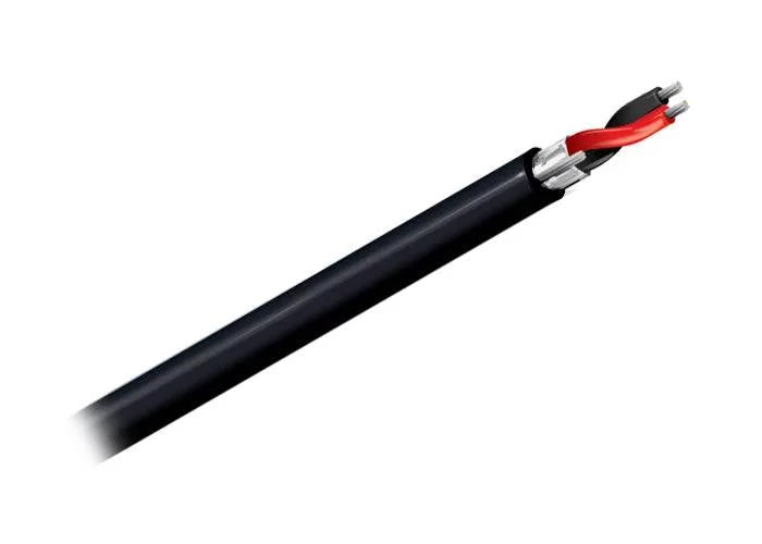 Audio Cable, 1 Pair 22 AWG TC, Shielded, Riser - 1000' Black | Procraft ...