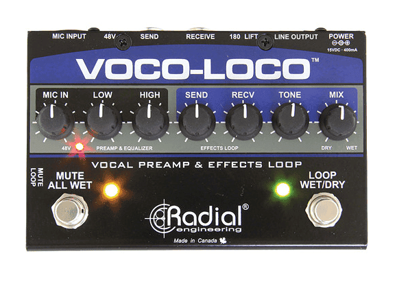 Microphone effects loop & switcher for guitar effects pedals | Procraft ...