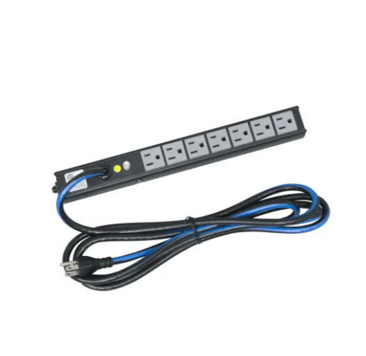 High Density Vertical Power Strip, 7 Outlet, 15A | Procraft Supply
