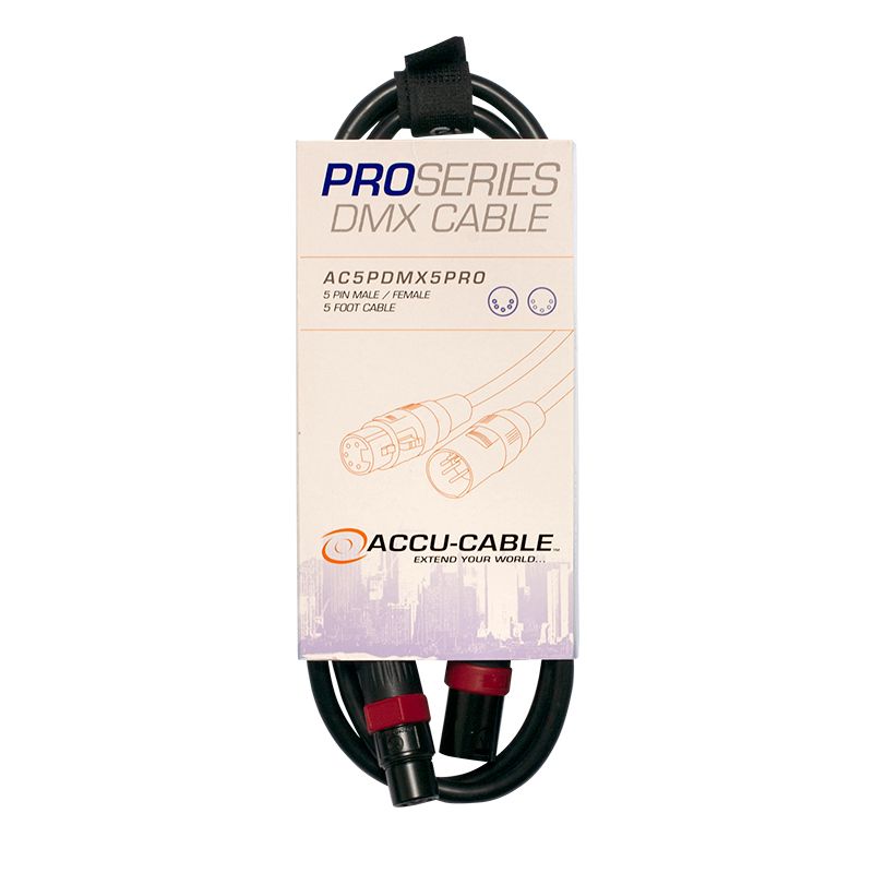 5-Pin DMX Cable, 5' | Procraft Supply